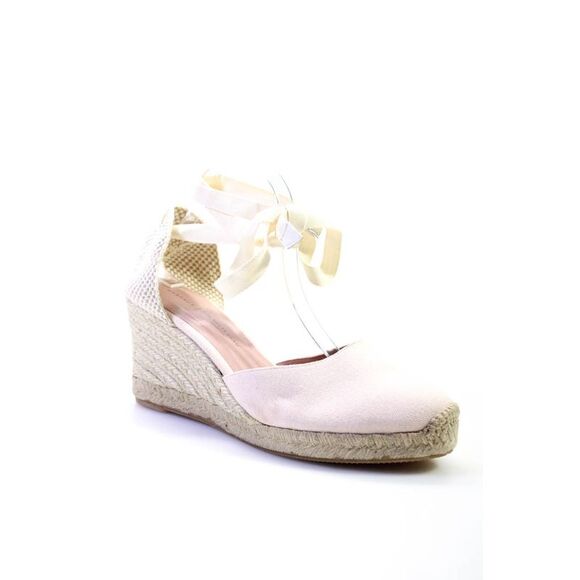 Margaux | Shoes | Margaux Womens Espadrille Texture Ankle Strap Tied ...